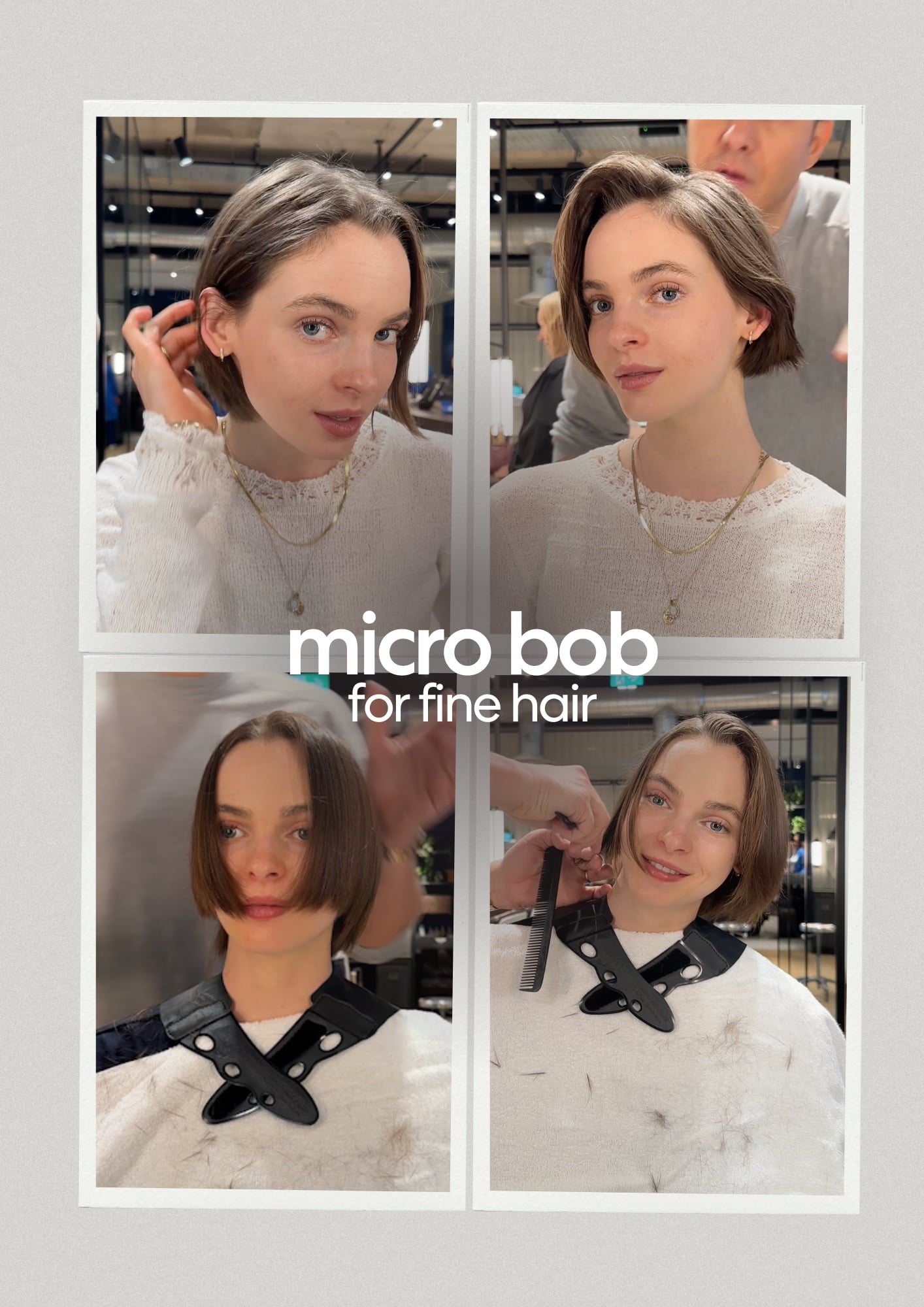 This Micro Bob Adds Volume To Fine Hair – Hershesons